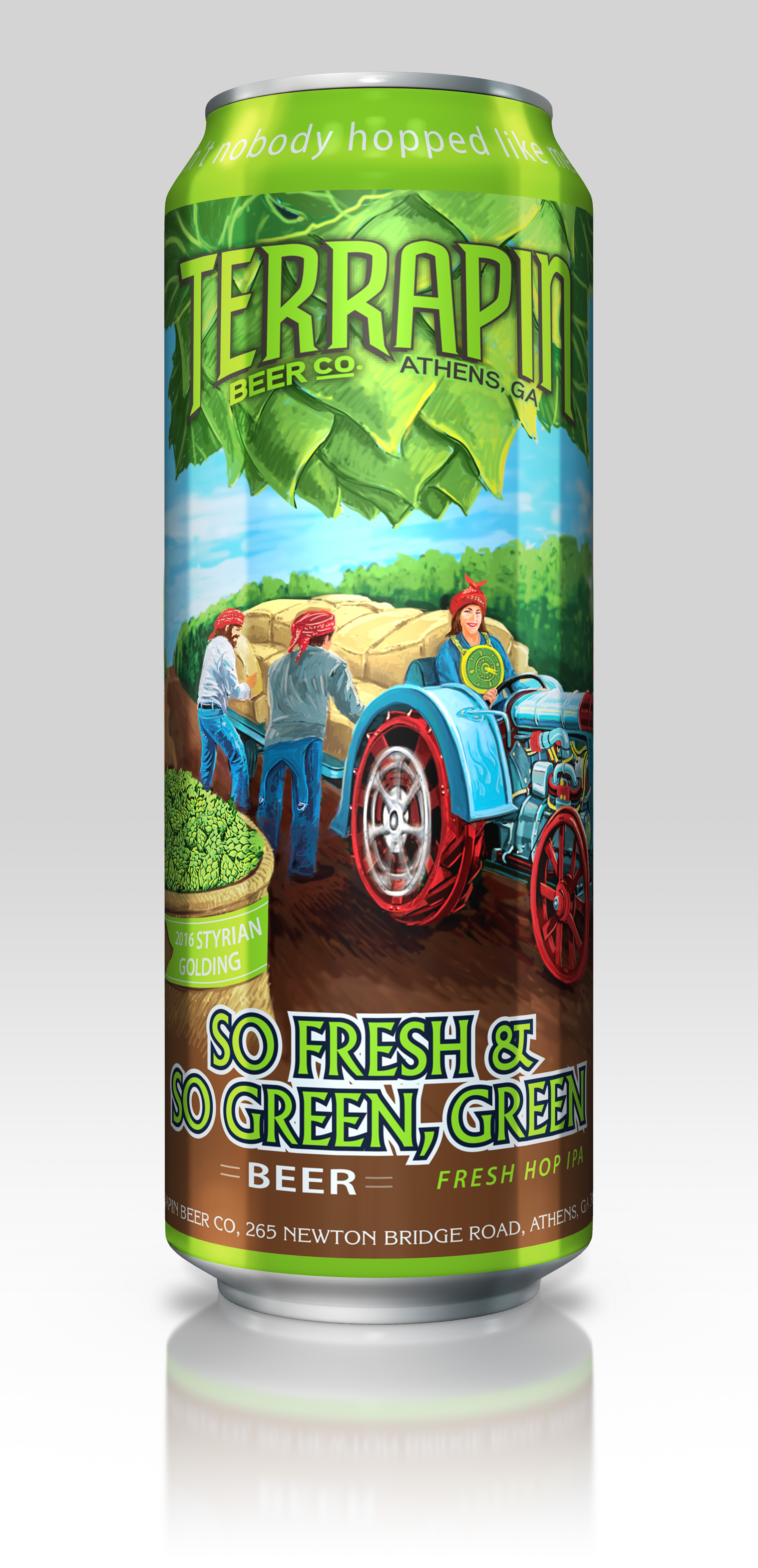 Terrapin Releases So Fresh & So Green, Green Fresh-Hop IPA | Brewbound