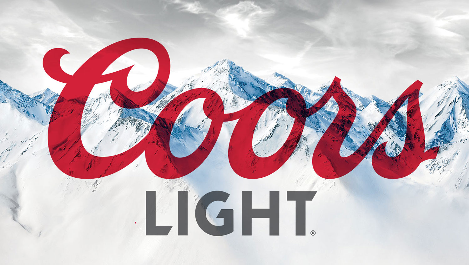 COORS Light Led Sign Blue Coors Beer Neon Sign - Snow Mountain Glowing ...