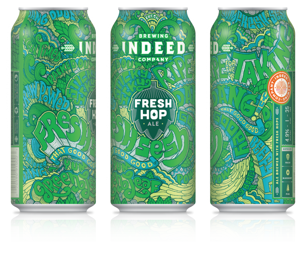 Indeed Brewing Company to Release Fresh Hop Ale in October | Brewbound