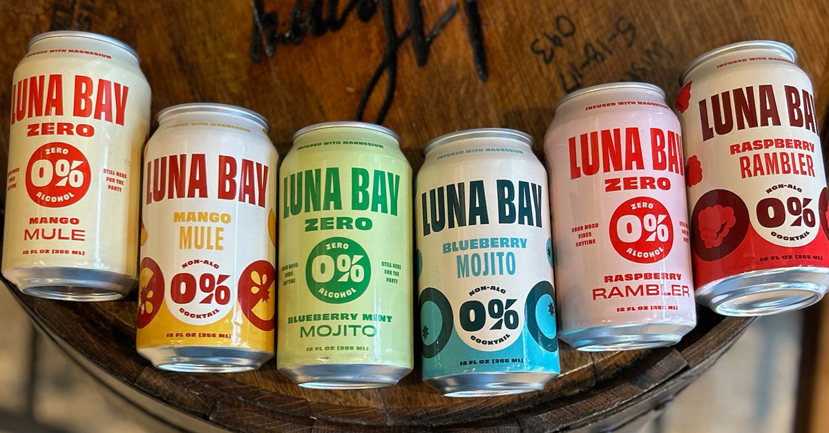 Luna Bay Label Update Continues Its Move Beyond Booch, Toward Tea ...